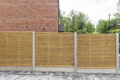 Grange Contemporary Decorative Fence Panel Green Treated PEFC 1790 x ...