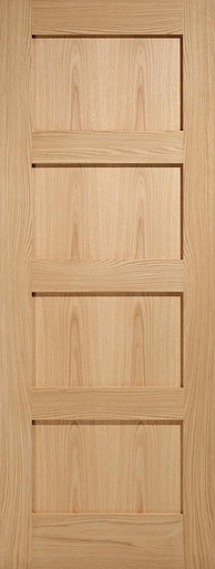 LPD Shaker 4P Oak Door 2040 x 826 x 40mm (80 x 32) - Howarth Timber ...