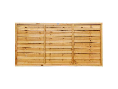 Grange Superior Lap Panel Vertical Fence Panel Golden Brown PEFC 900 x ...