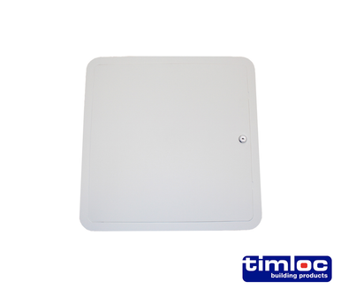 Timloc Hinged Plastic Access Panel Key Lock White 470 x 470mm (AP450KL ...