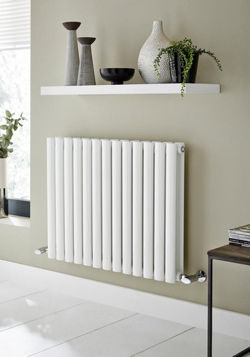 Kartell Aspen Designer Radiator Single White 600 x 370mm - Howarth ...