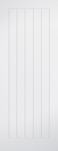 LPD Mexicano White Primed Semi Solid Fire Door | Howarth Timber