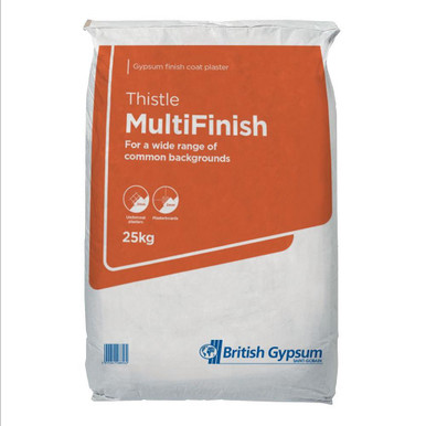 Thistle Multi Finish Plaster 25kg Bag | Howarth Timber