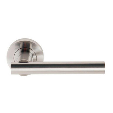 SCP Sultan Passage Door Lever on Round Rose | Howarth Timber