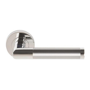 PCP/SCP Athena Passage Door Lever on Round Rose | Howarth Timber