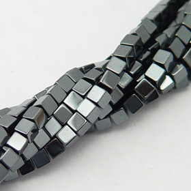 4mm Hematite Cube