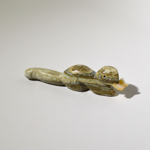 Justin Red Elk Otter with fish Fetish | Striped Serpentine and Mother ...