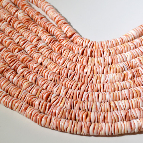 Red Lip Shell Heishi 12mm | $10.50 Wholesale