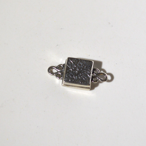 Sterling Silver Magnetic Box Clasp 10mm | 1 clasp