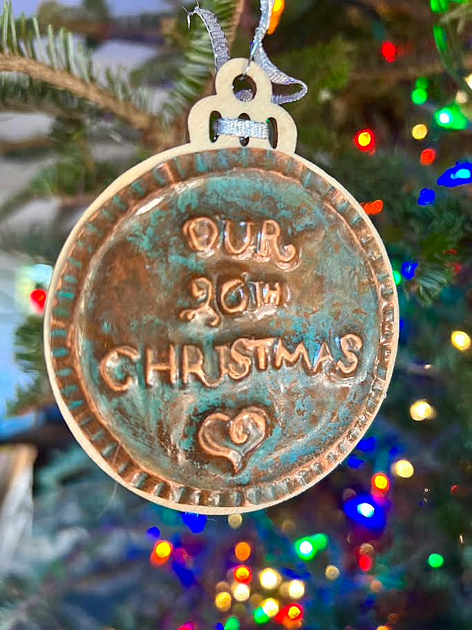 Copper Christmas Ornament Bauble Craft Kit