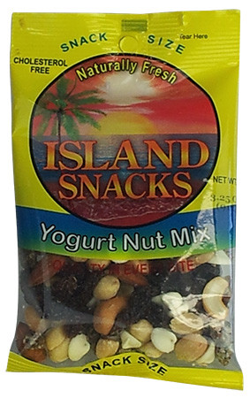 Island Snacks Yogurt Nut Mix - 3.25 oz Package - Value Max Products