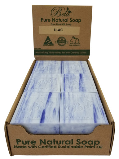 Bela Pure Natural Soap - Lilac - 3.3 Oz - Value Max Products