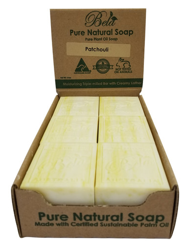 Bela Pure Natural Soap - Patchouli with Essential Oil - 3.3 Oz - Value ...