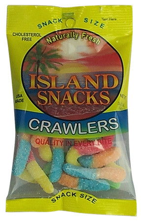 Island Snacks Crawlers Candy - 3.5 oz Package - Value Max Products