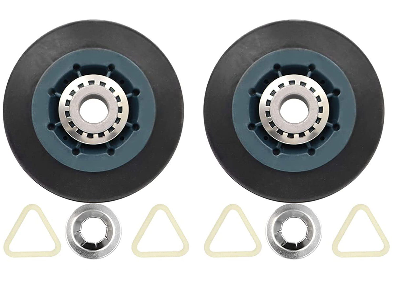 LEV4634JQ0 Dryer Heavy Duty Drum Support Rollers (2 Pack ...