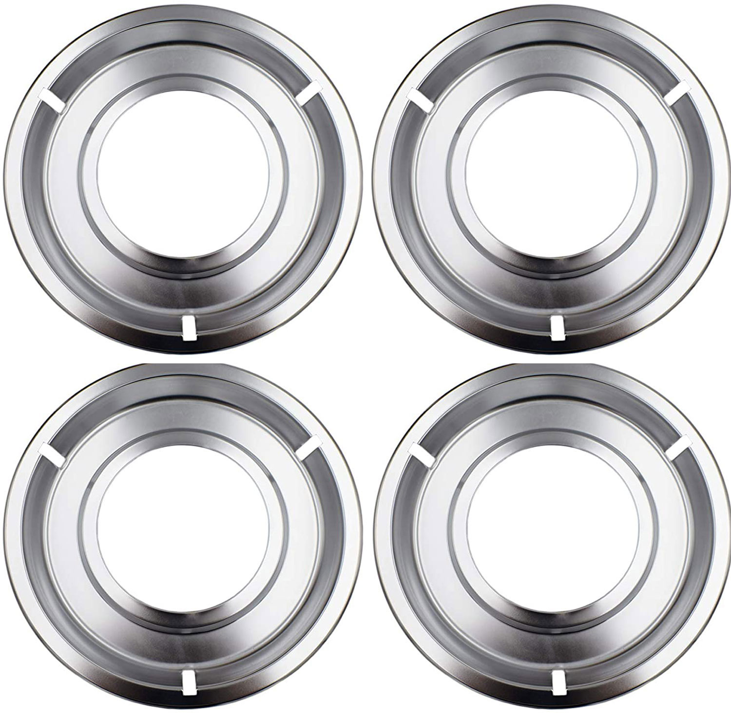 TGC8X3XCD1 Genuine 8" Oven Drip Pan Set (4 Pack) - PartsDiscount.com