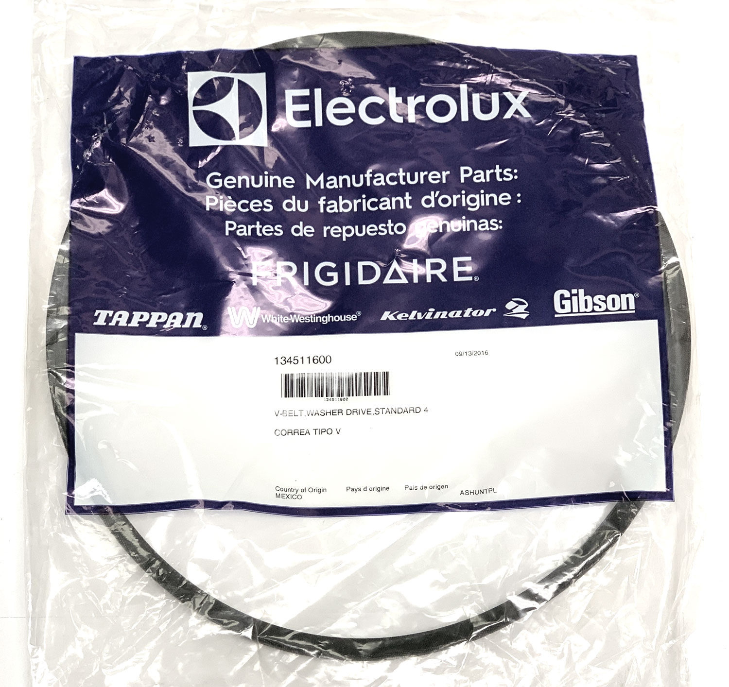 WA27S1WXFB Genuine OEM Gibson Washer Drive Belt - PartsDiscount.com