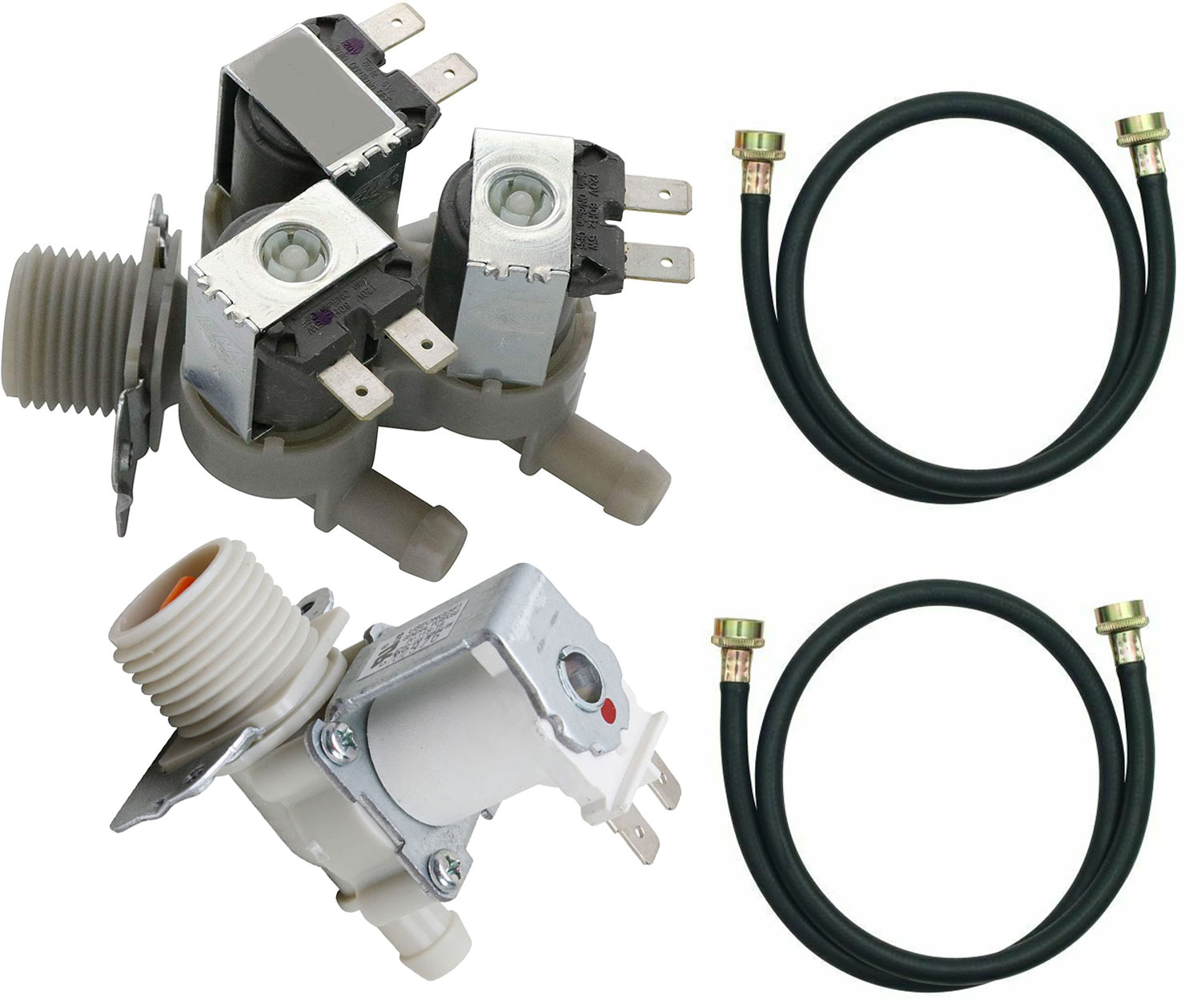 WM2277HS Replacement Washer Cold & Hot Water Valves & Hoses ...