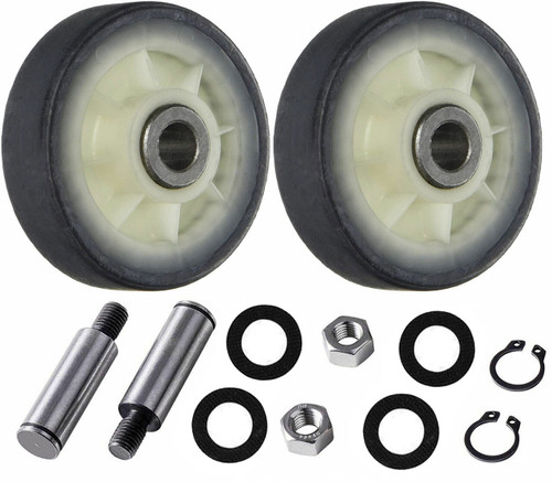 LDE8410ACL Genuine Dryer Roller Shaft Kit OEM (2 Pack) - PartsDiscount.com