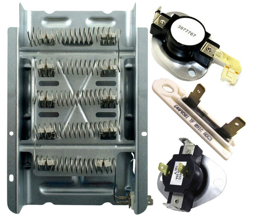 11067832790 Dryer Heating Element Thermostats and Thermal Fuse ...