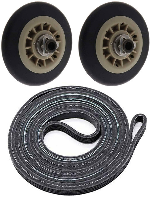 Electrolux EIMED6CJIW4 Dryer Drum Roller Wheels & Belt - PartsDiscount.com