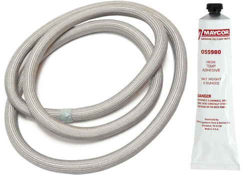 Whirlpool WED4850HW0 Genuine OEM Dryer Door Seal & Glue Adhesive ...