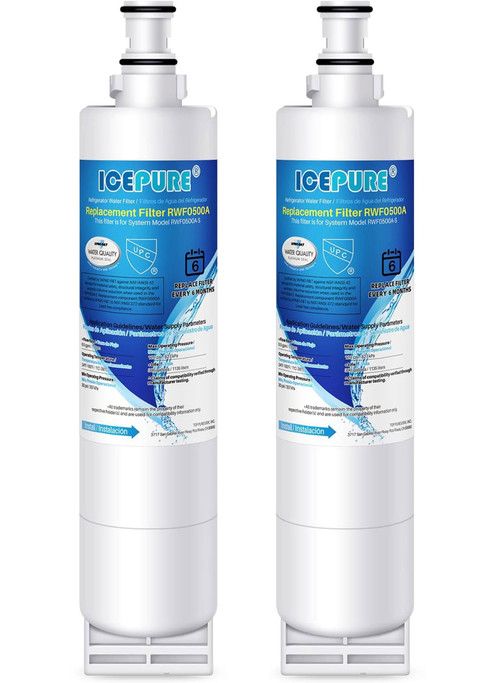 KitchenAid KSRD25FKWH01 Refrigerator Water Filter (2 Pack ...