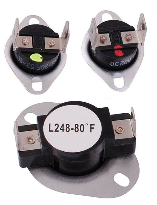 Crosley CDE6500W Dryer Thermal Fuse Thermostat Kit - PartsDiscount.com