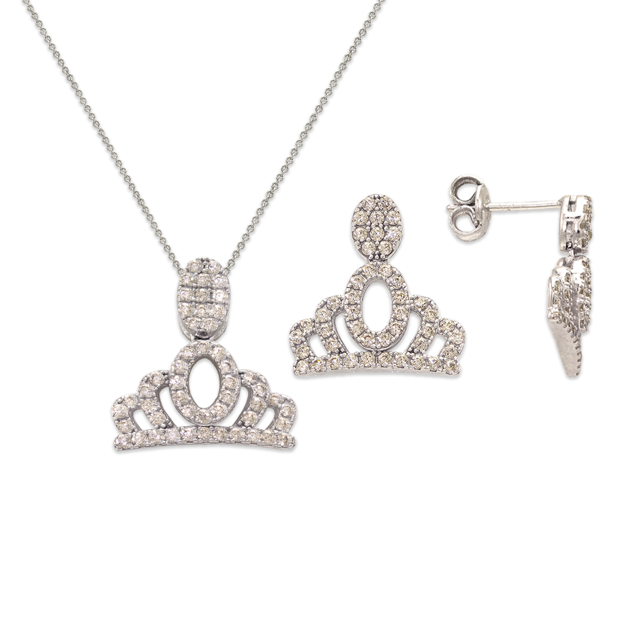 743-040WS Fancy White Collection Set - Line Gold, Inc.