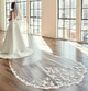 Regal Cathedral Wedding Veil with Beaded Lace