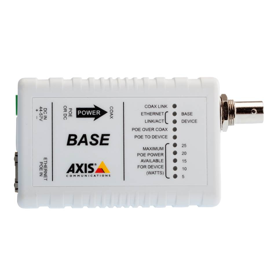 AXIS T8120 1-Port 15.4W PoE Injector, Midspan - 5026-204