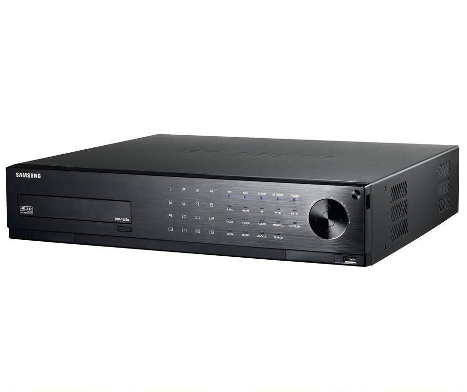 Samsung Hanwha SRD-880D-1TB 8 Channel DVR, 1 TB HDD