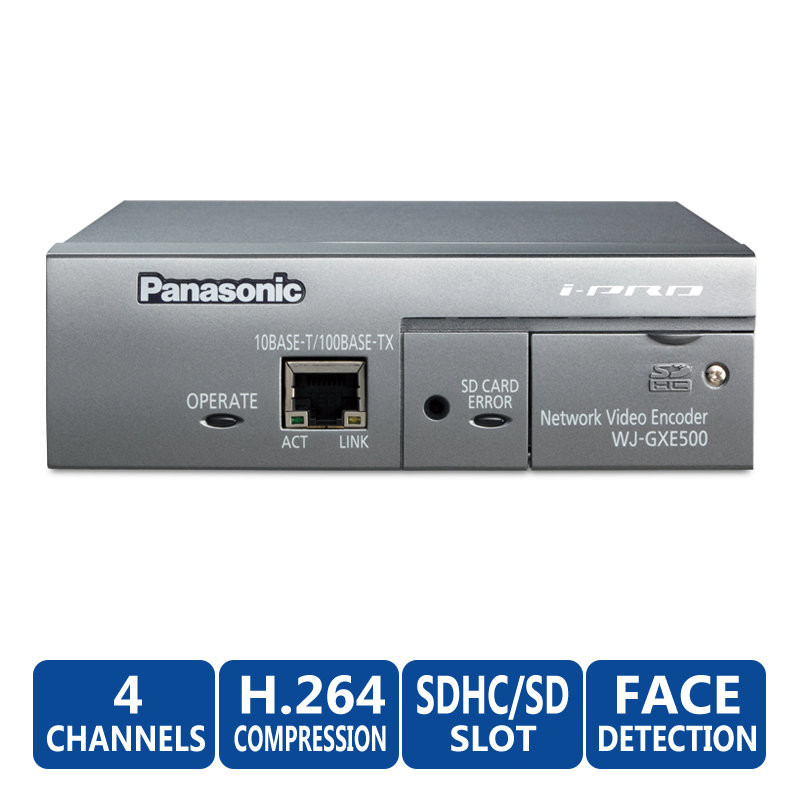 Panasonic WJ-GXE500 i-Pro 4 Channel Network Video Encoder discontinued