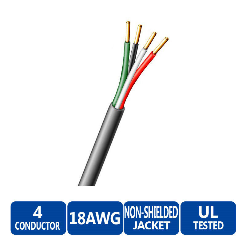 Aiphone 87180450C Four-Conductor Non-Shielded Cable (500ft)