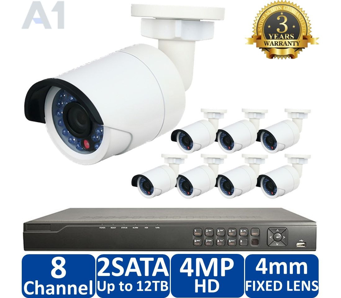 Car Wash Security Camera System XSC8-4BF
