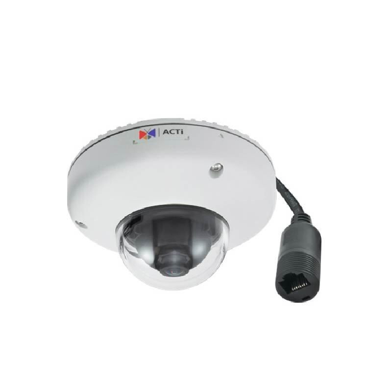 ACTi E918 3MP Outdoor Mini Dome IP Security Camera with 1.9mm Lens