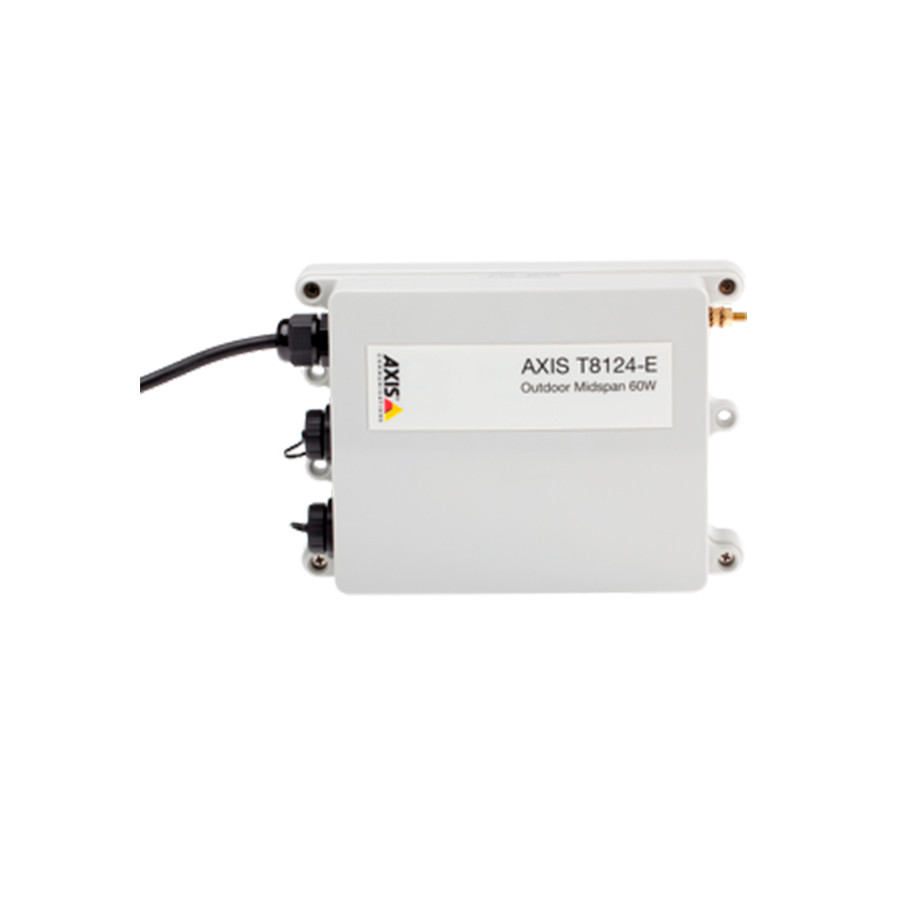 Axis T8124-E 1-port 60W Midspan PoE Injector 5031-244 discontinued