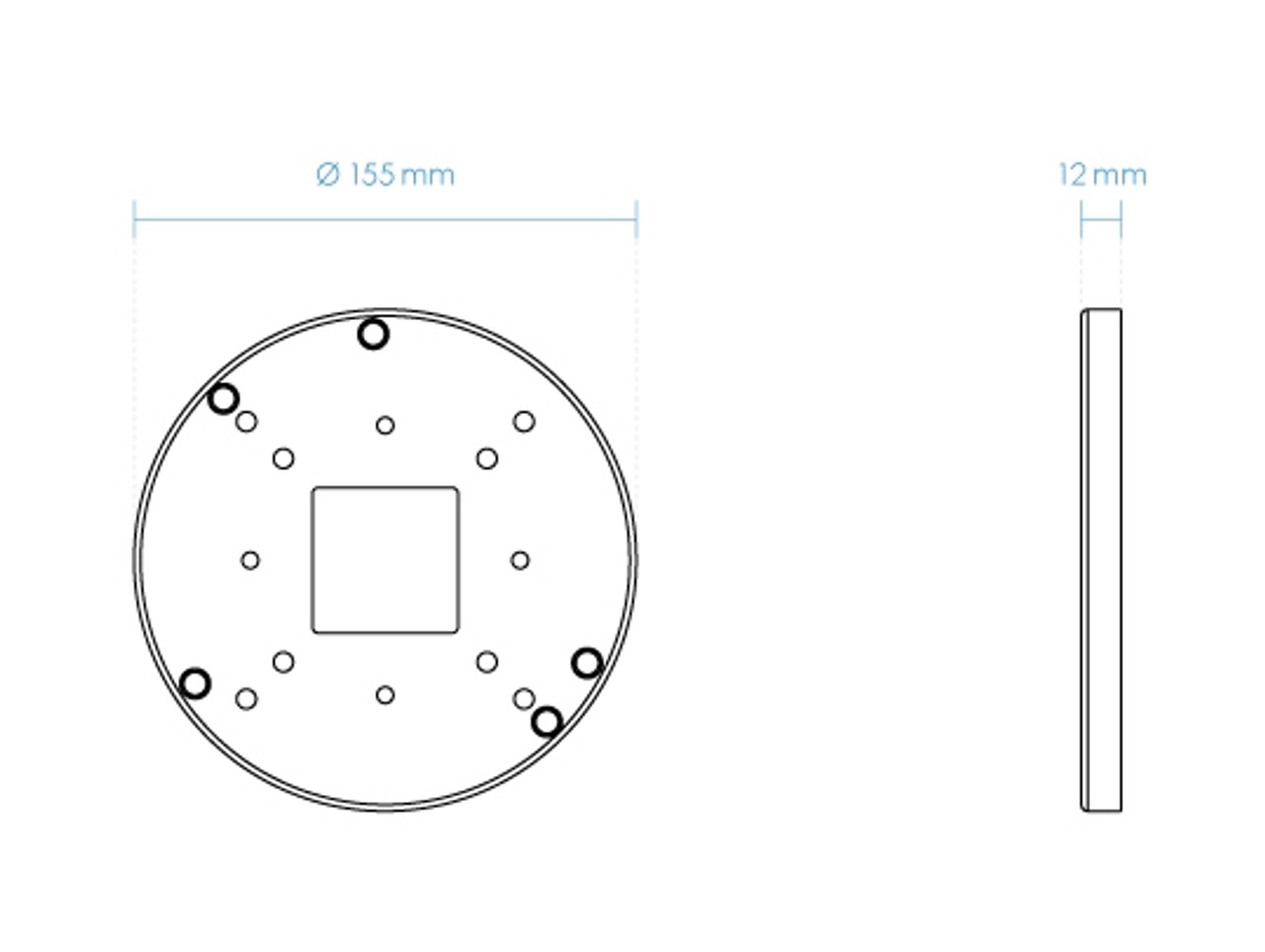 Vivotek AM-51C_V01 Adapting Plate