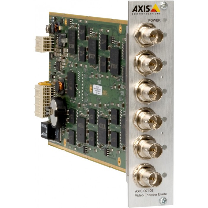 AXIS 0322-004 Q7406 Blade Mounted In An AXIS 291 1U Rack discontinued
