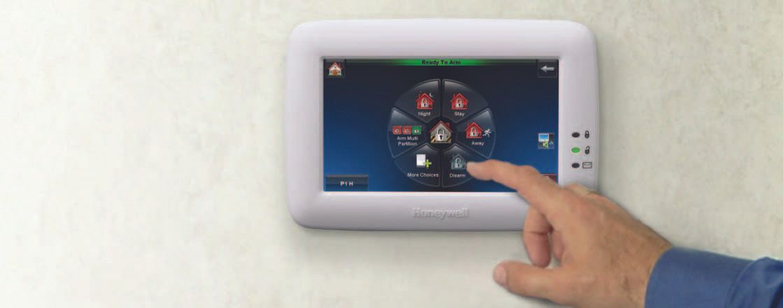 Honeywell TUXWIFIS Touchscreen Keypad and Controller