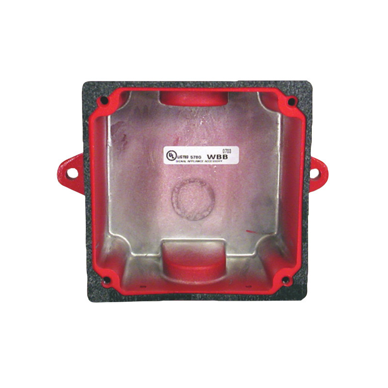 Bosch WBB-R Weather‑resistant Back Box, Red