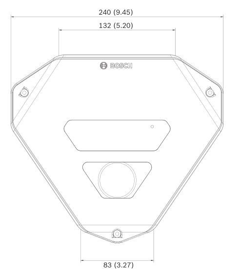 Bosch VCN-9095-F111 Outdoor Corner CCTV Camera