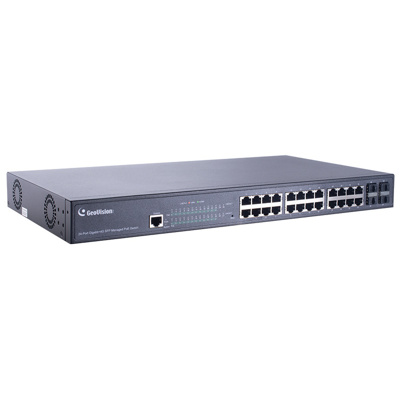 Geovision GV-APOE2411 24-Port Gigabit PoE Switch