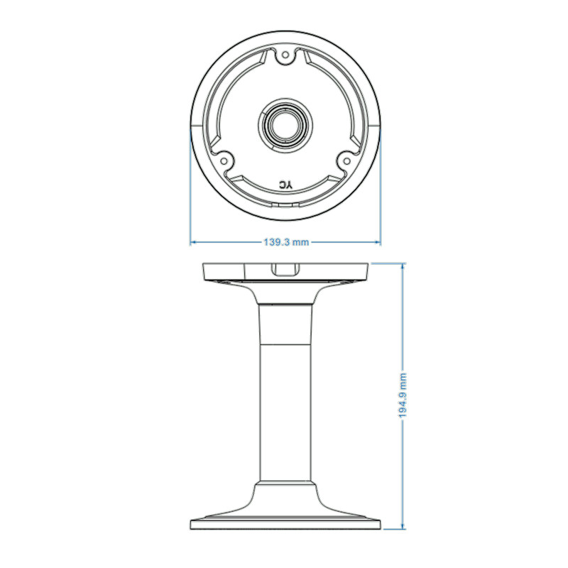 Speco CLT3 Ceiling Mount