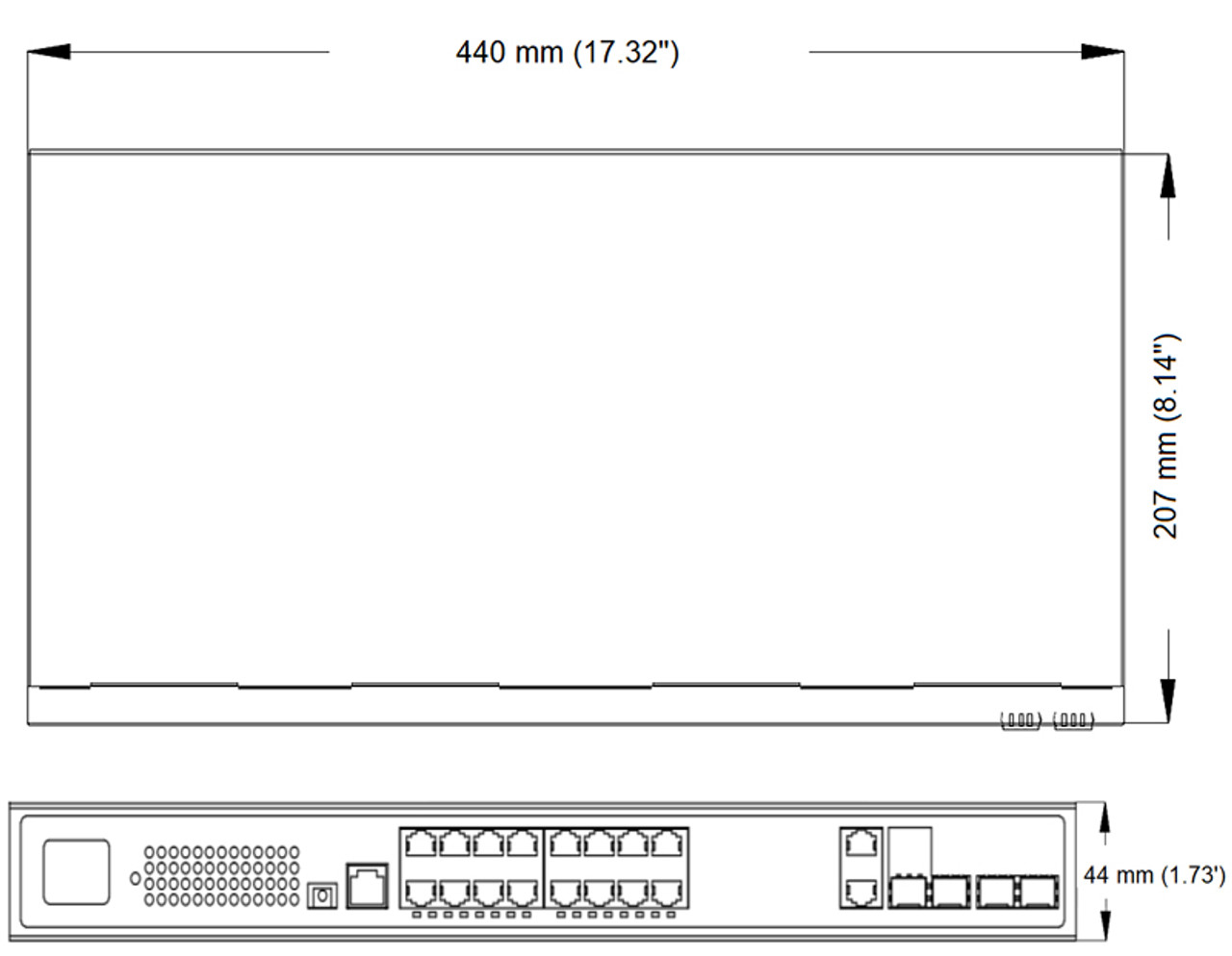 Geovision GV-APOE2411-V2 24-Port Gigabit PoE Switch Geovision GV-APOE2411-V2 24-Port Gigabit PoE Switch