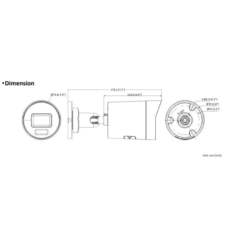 LTS CMIP8C42WI-28MDA 4MP Outdoor Bullet IP Camera