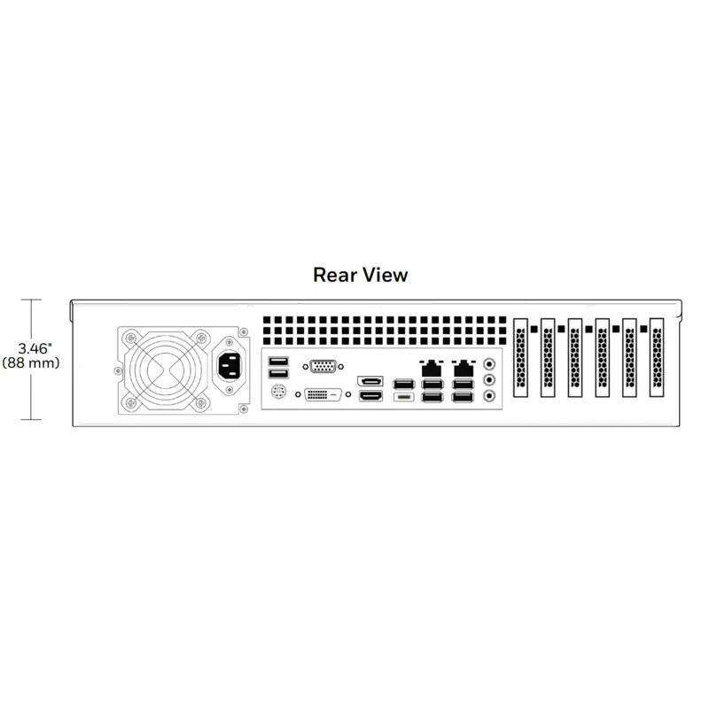 Honeywell HNMSE48D16T 16TB NVR SE, 48 Channels