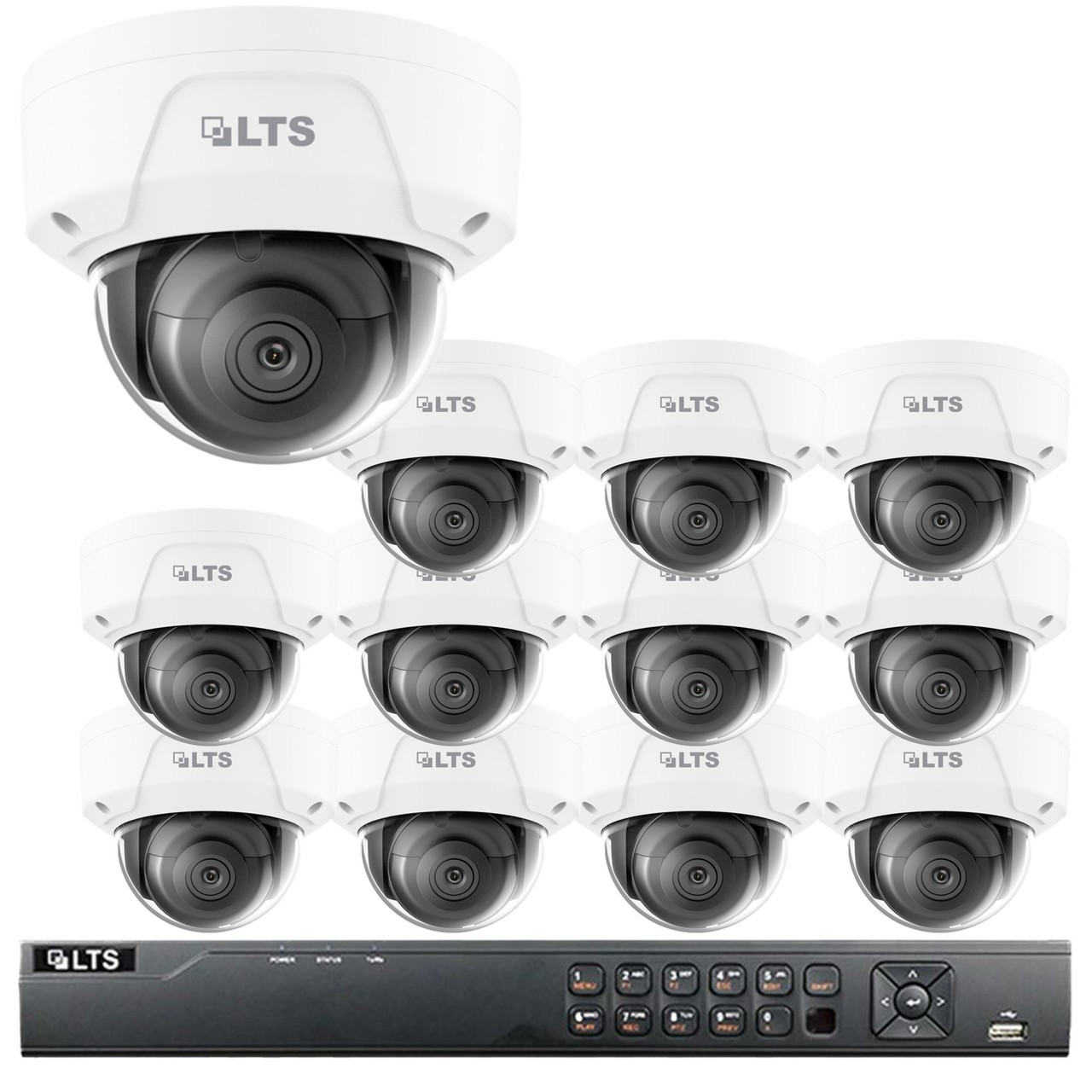 LTS LTN8712-D4W 12 Camera Outdoor Dome IP System
