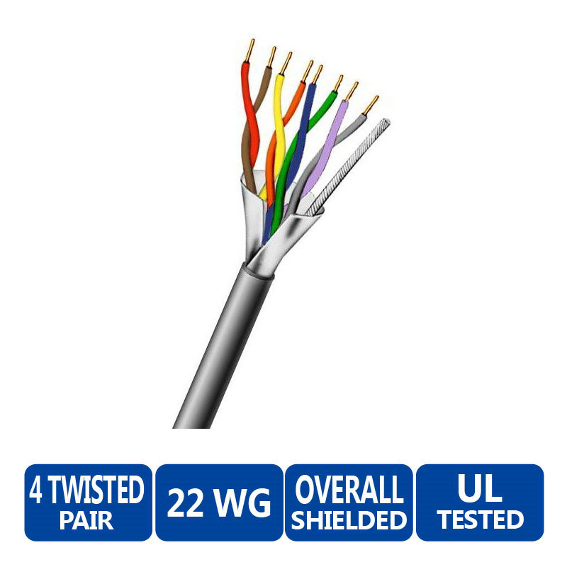 Aiphone 86220810C Four Twisted Pairs Shielded Wire