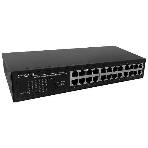 W Box 0E-24PGIGUN 24-Port Gigabit Ethernet Switch